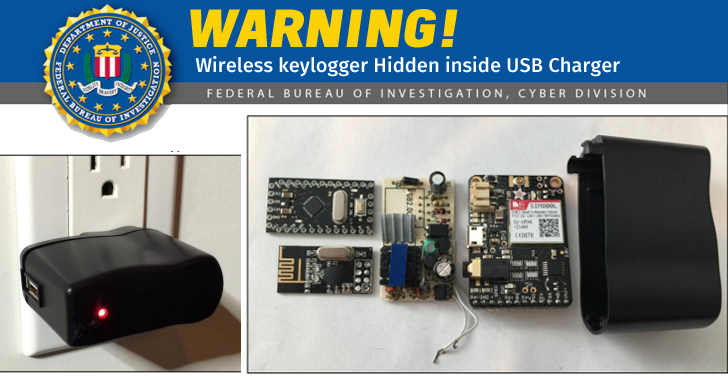 FBI Warns to Beware of Fake USB Chargers that Wirelessly Record ...